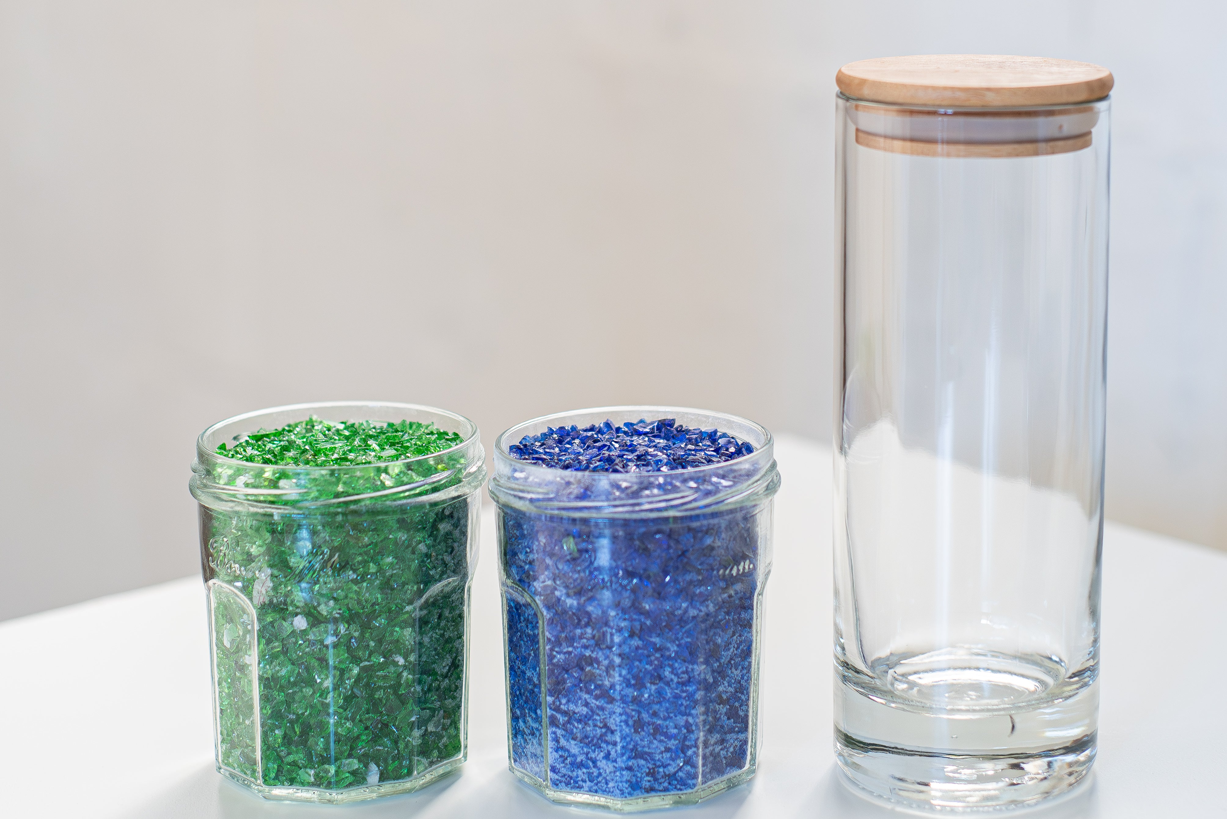 Watercolor Unity Ceremony- Recycled Sand and Unity Jar – Remark Glass